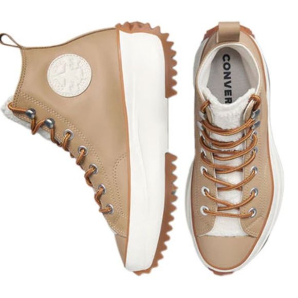 Converse | Shoes | Converse Run Star Hike Hi Nomad Khaki Leather ...